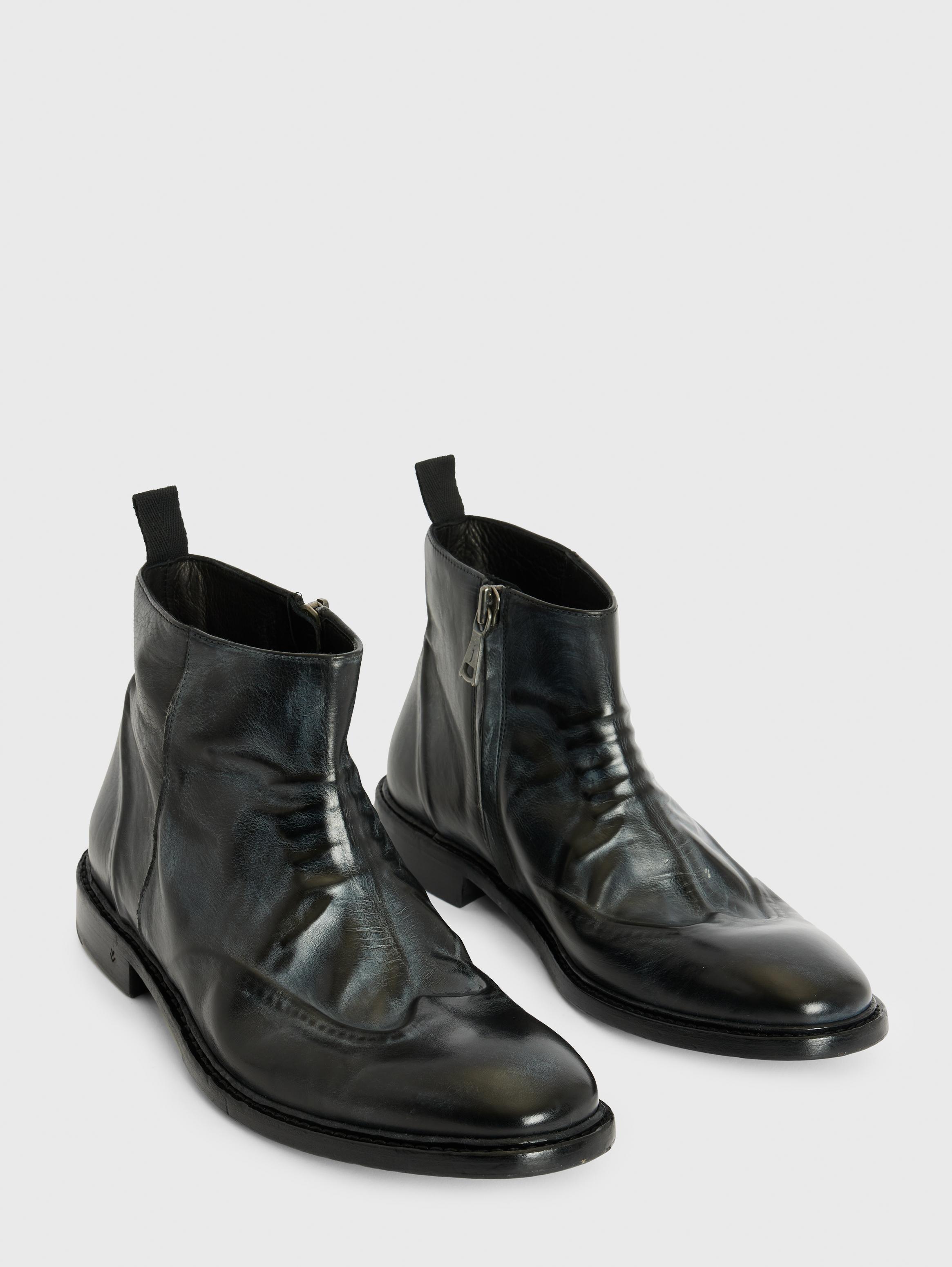 John Varvatos Fleetwood Boots in Black for Men | Lyst