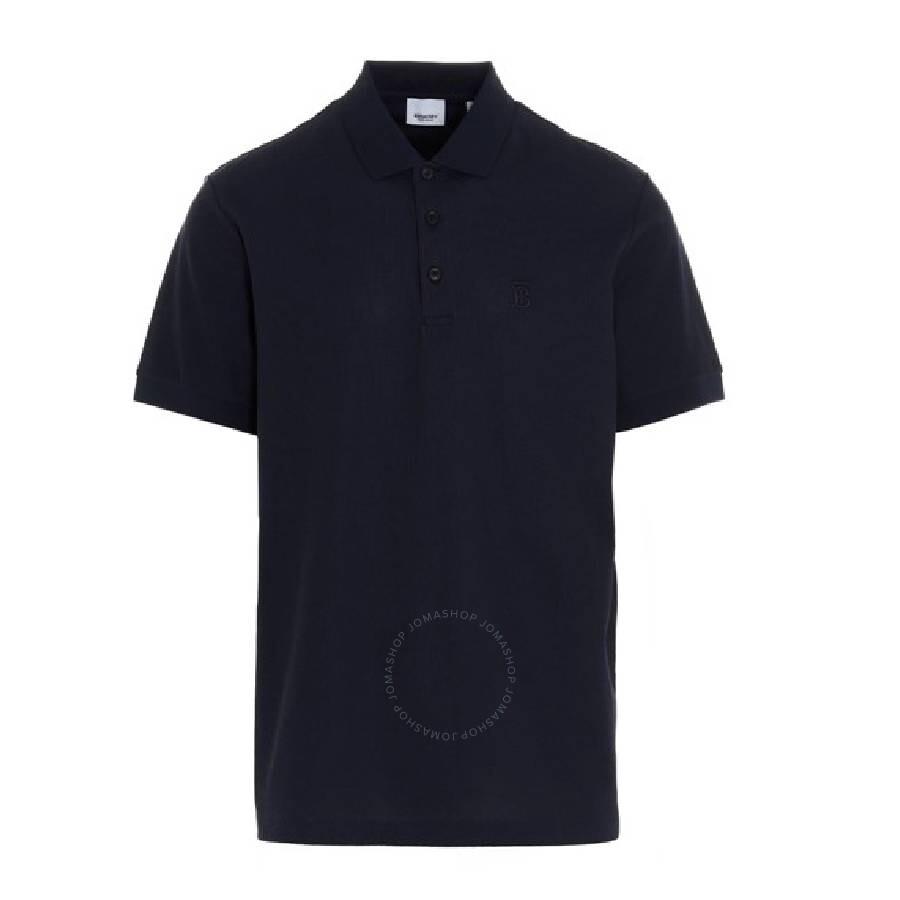 Burberry Coal Tony Monogram Polo Shirt in Blue for Men | Lyst