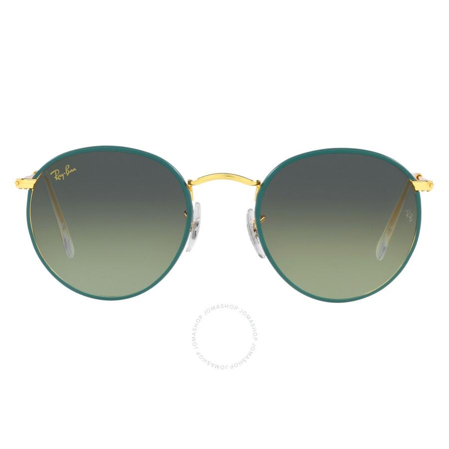 Ray-Ban Round Metal Full Color Legend Vintage Green Gradient Blue ...