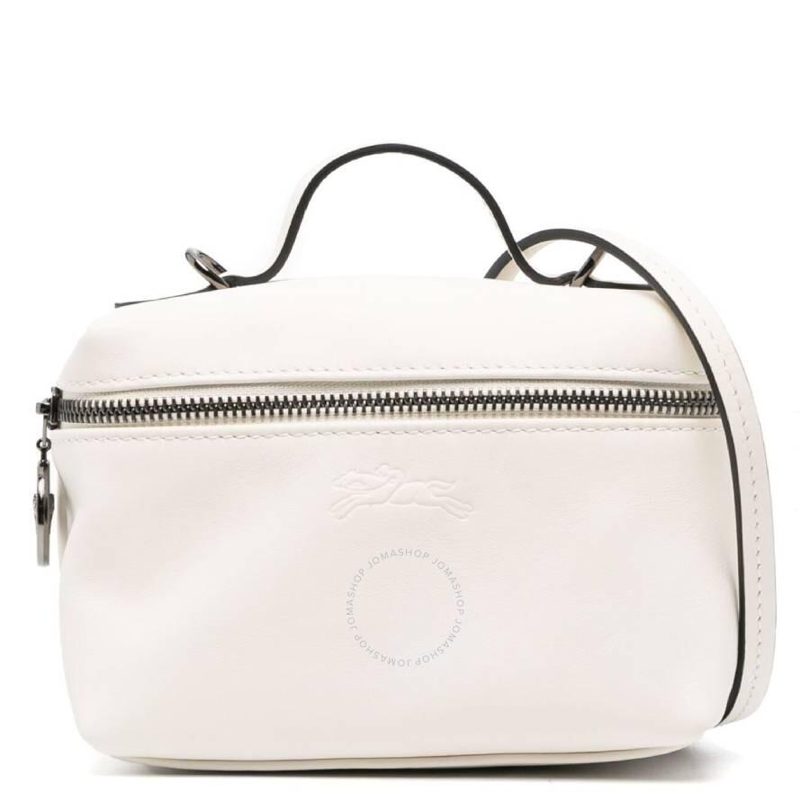 Longchamp Le Pliage Xtra Xs Leather Vanity Bag in White | Lyst
