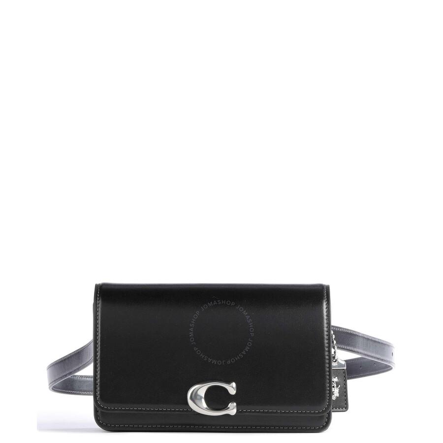COACH Bandit Fanny Pack Fine Grain Cow Leather in Black | Lyst