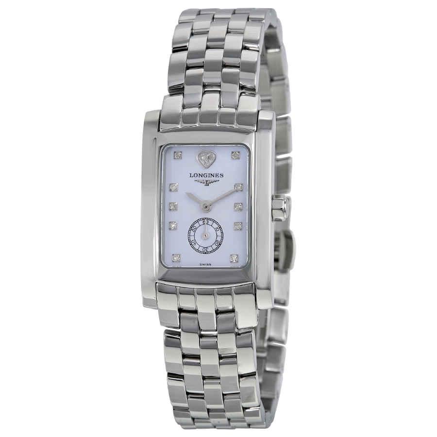 Longines Dolce Vita Blue Mother Of Pearl Dial Stainless Steel Watch in ...