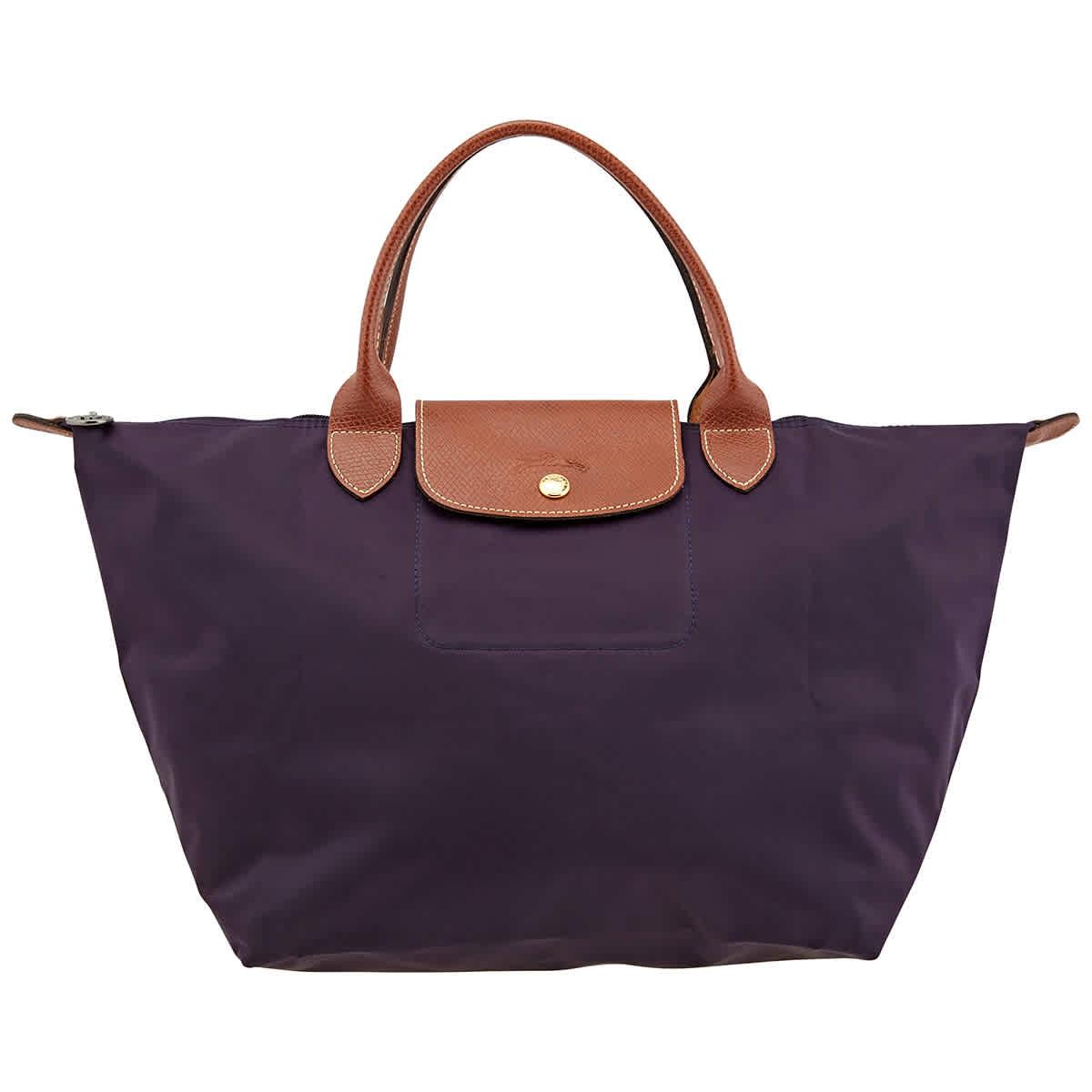 Longchamp Le Pliage Original Medium Top H in Purple | Lyst
