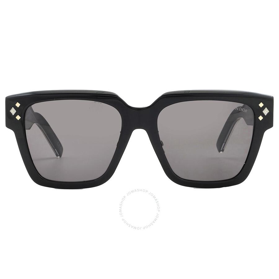 Dior Smoke Square Sunglasses Cd Diamond S3f 10a0 Dm40084f 01a 55 in ...