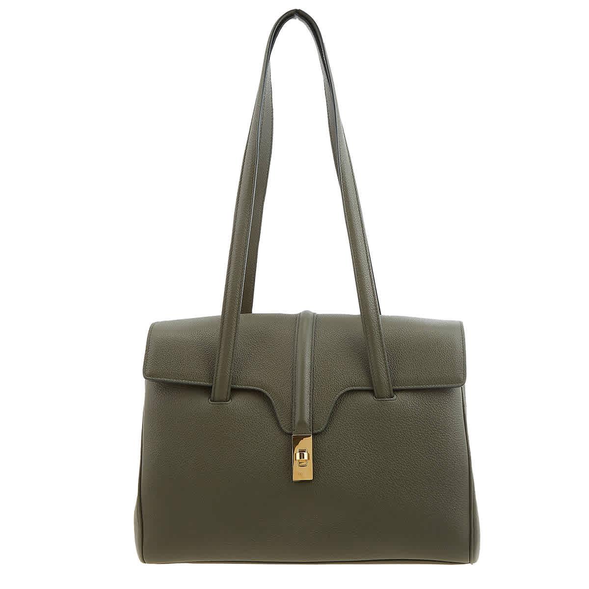 Celine Medium Soft 16 Bag In Green Lyst