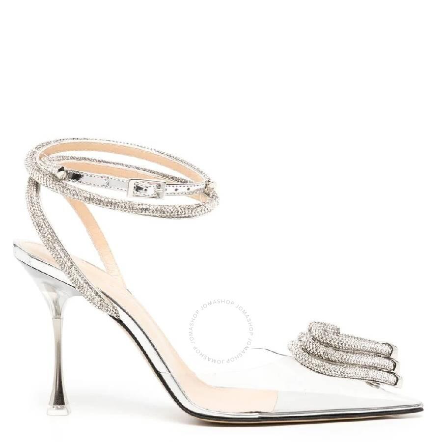 Mach & Mach Triple Heart Embellished 110 Pumps in Metallic | Lyst