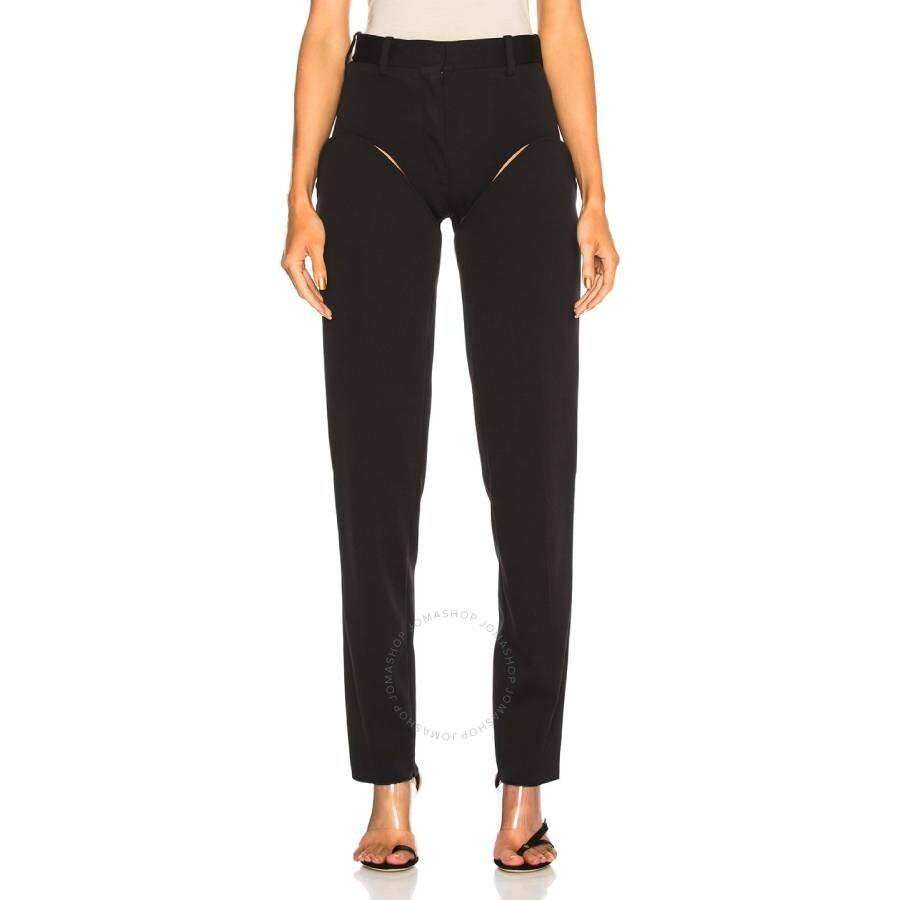 Y. Project Classic Front Cut Tailored Pants in Black | Lyst