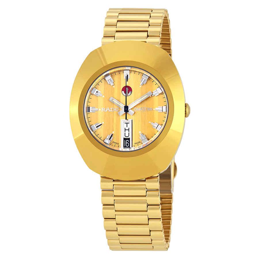 Rado The Original Automatic Gold Dial Watch in Gold Tone (Metallic) - Lyst