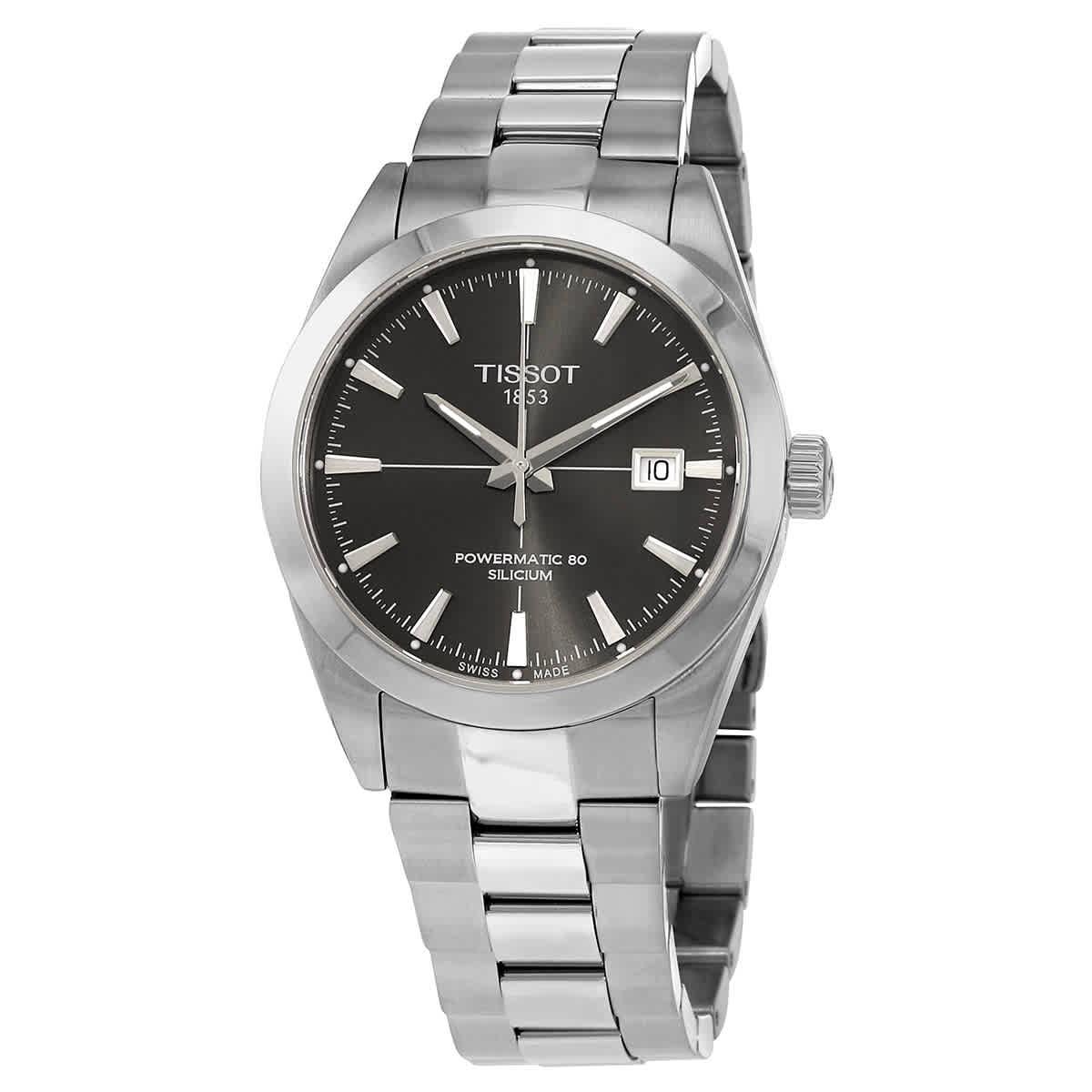 Tissot Powermatic 80 Silicium Automatic Chronometer Anthracite Dial ...