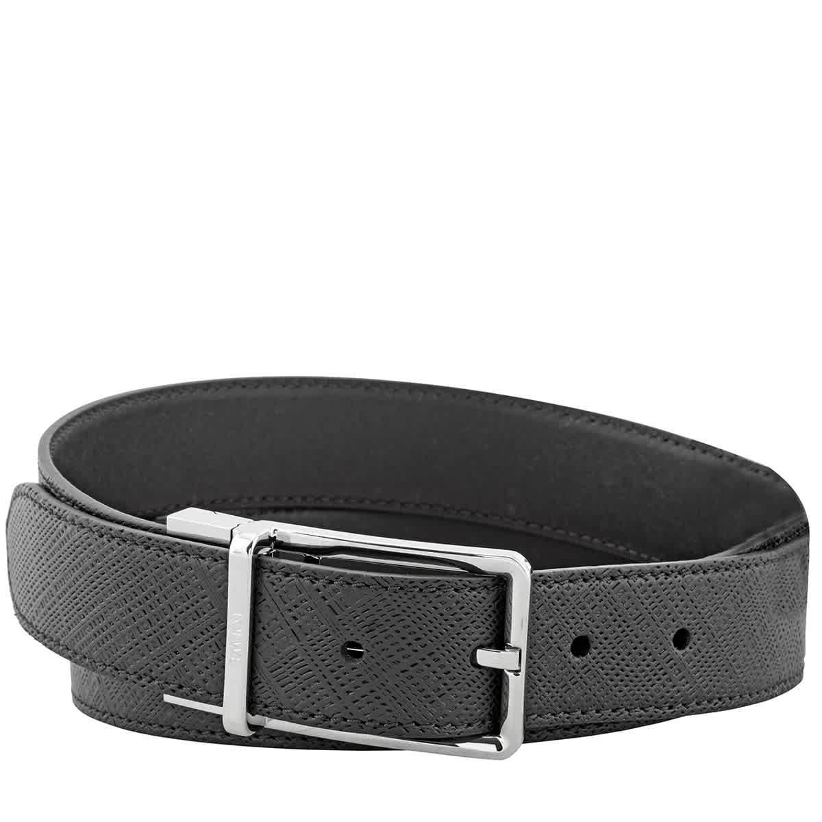 Loewe Leather Black/silver Adjustable/reversible Formal Belt, Brand for ...