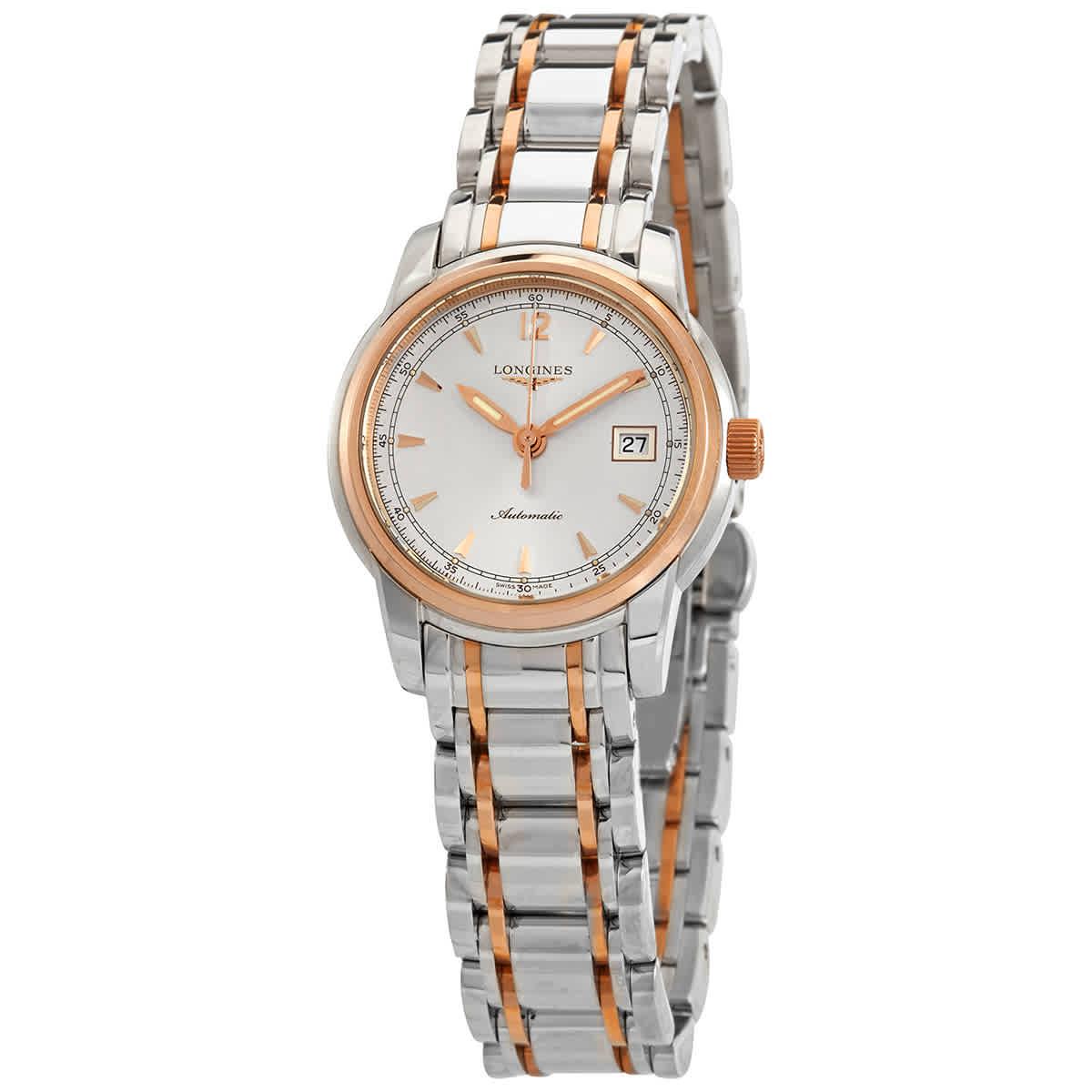 Longines Saint-imier Collection Automatic Silver Dail Watch in Metallic ...