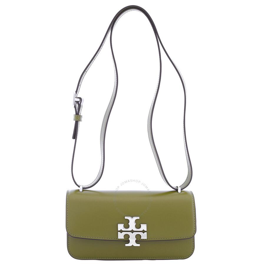 Tory Burch Convertible Matcha Small Eleanor Rectangular Bag in Green | Lyst