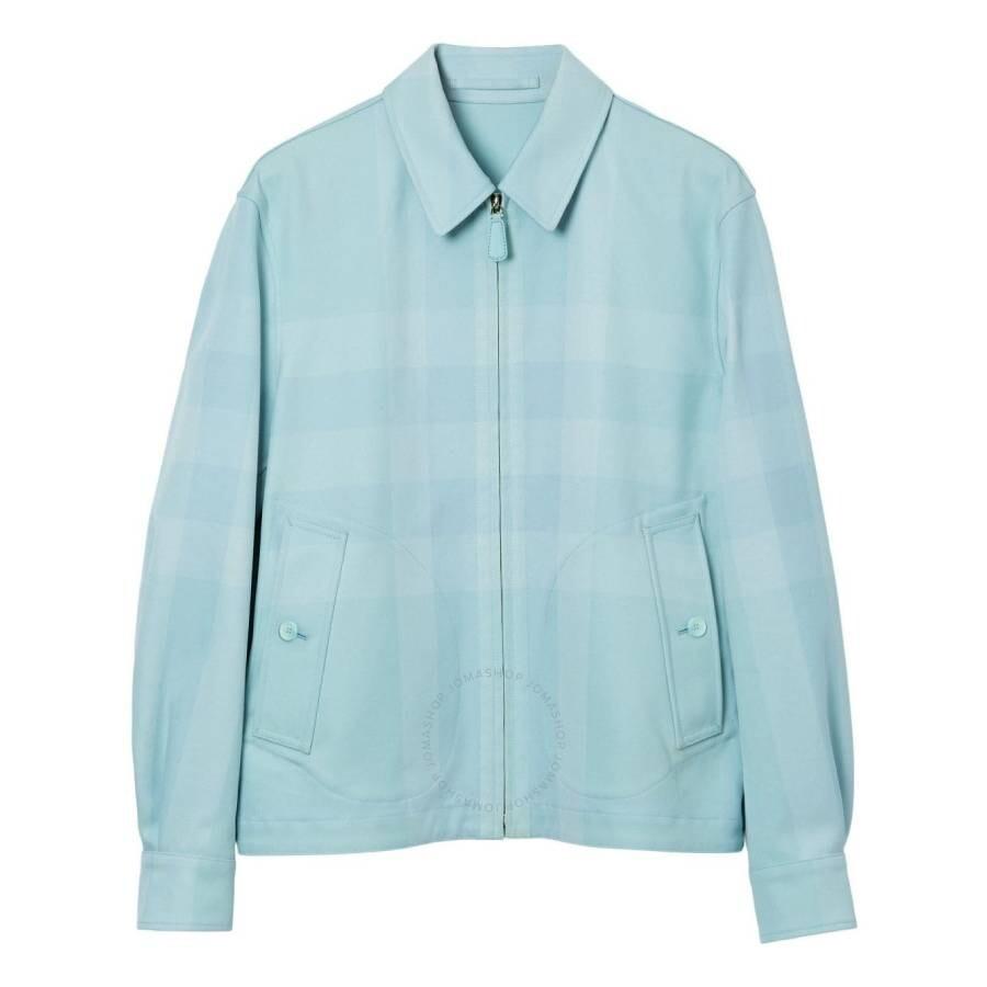Burberry Harrington Reversible Check Print Jacket in Blue for Men | Lyst