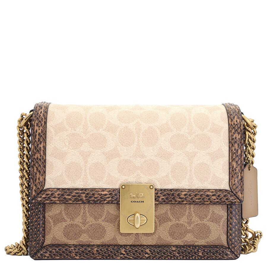 COACH Hutton Signature Canvas in Natural | Lyst