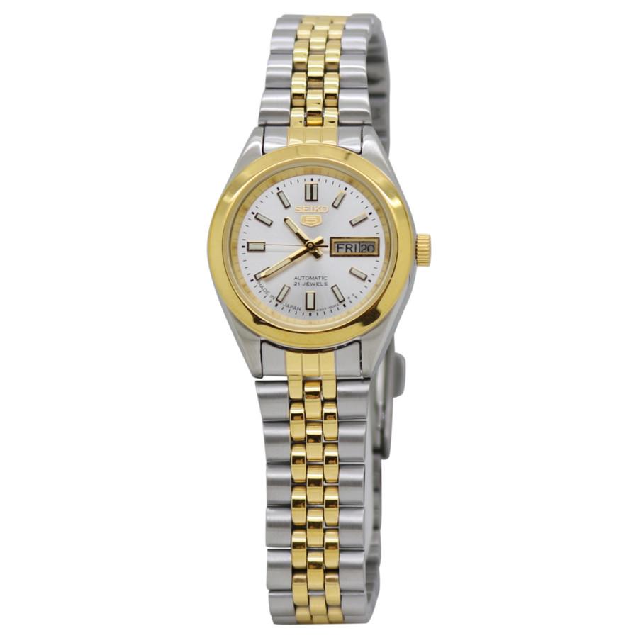 Seiko 5 Automatic Silver Dial Watch in Metallic | Lyst