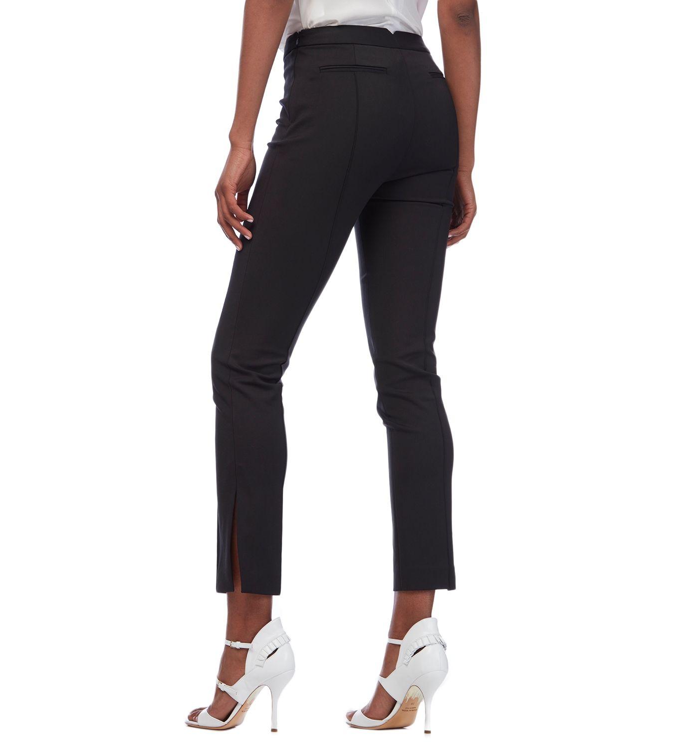 Partow Cotton Maurice Cropped Black Dress Pants - Lyst