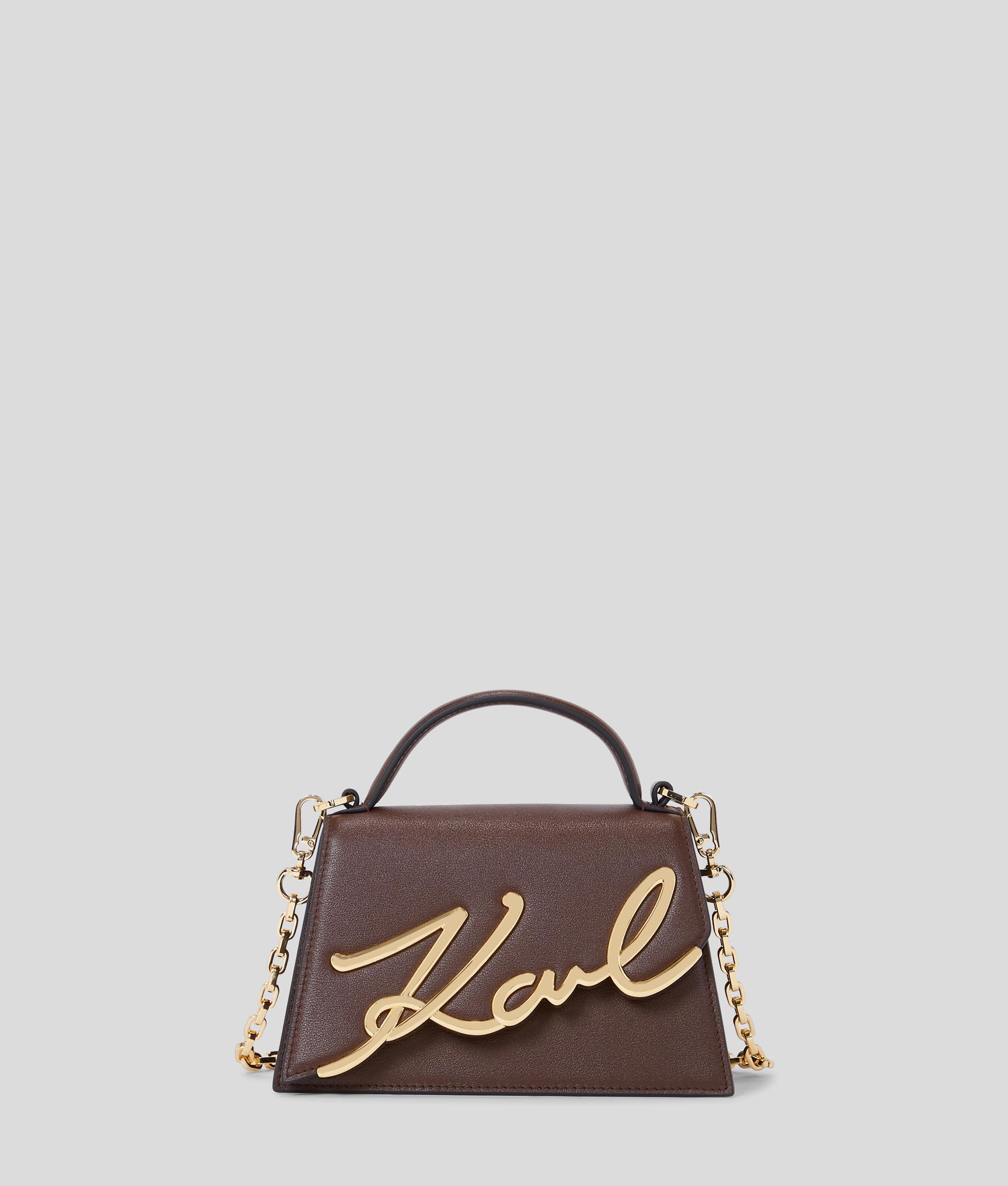 Karl Lagerfeld K/signature Small Crossbody Bag in Brown | Lyst UK