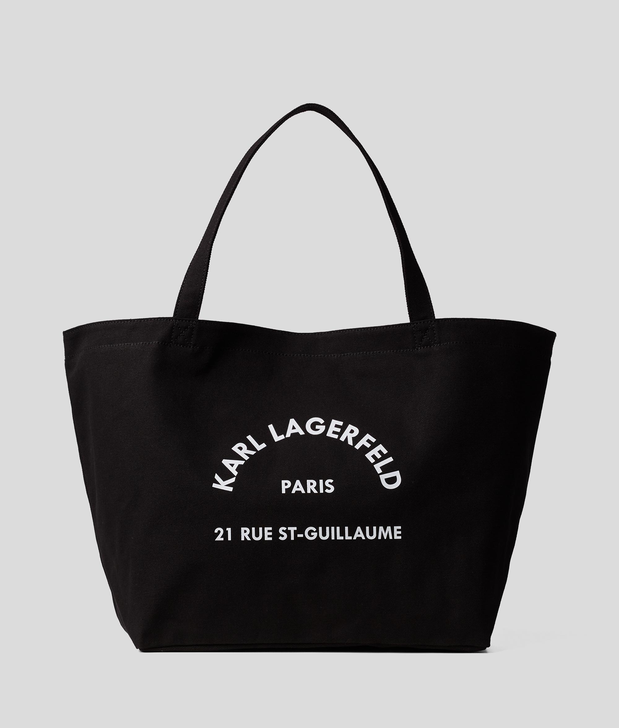 Karl Lagerfeld Rue St-guillaume Tote in Black | Lyst UK