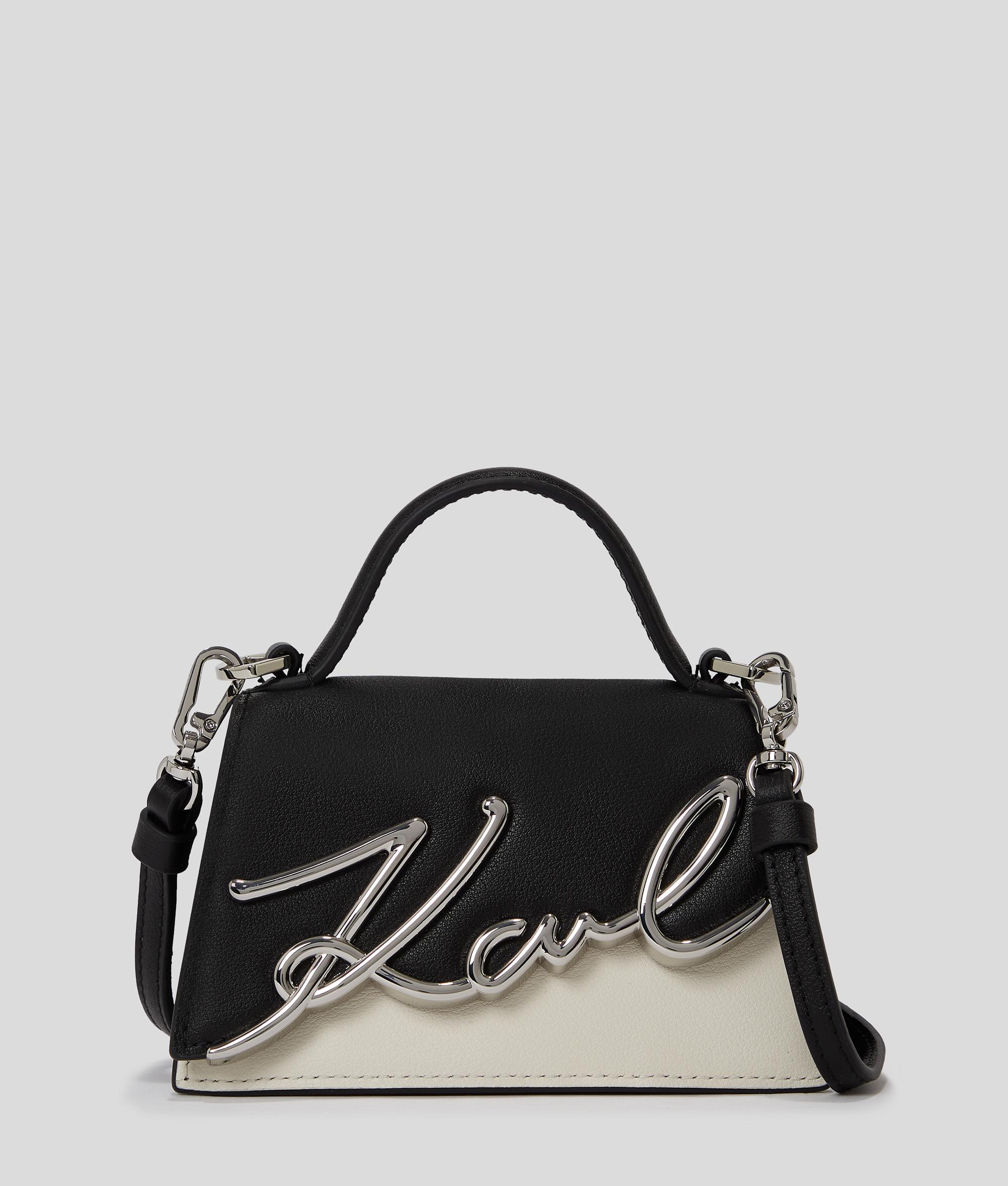 Karl Lagerfeld K/signature Nano Bag in Black | Lyst UK