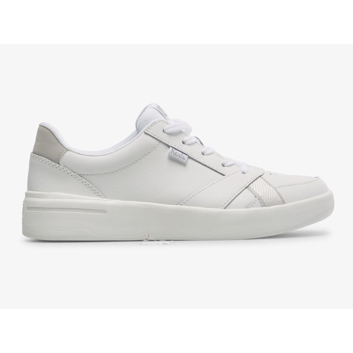 Keds The Court Leather in White | Lyst
