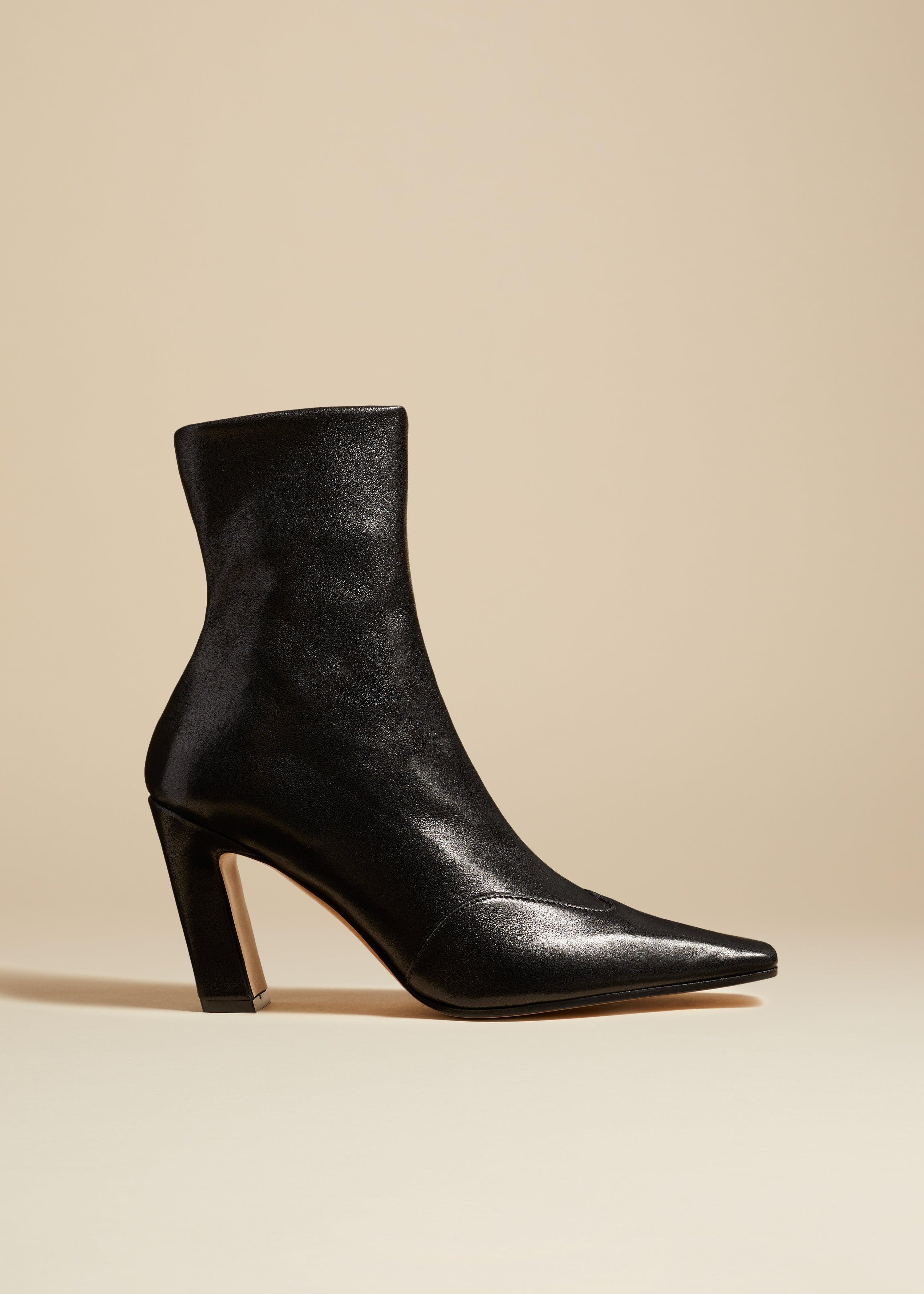 Khaite The Dallas Stretch Ankle Boot in Natural | Lyst