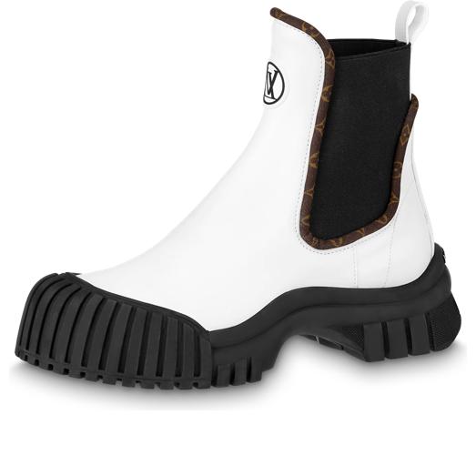 Louis Vuitton Ruby Flat Ranger Boots in Black | Lyst