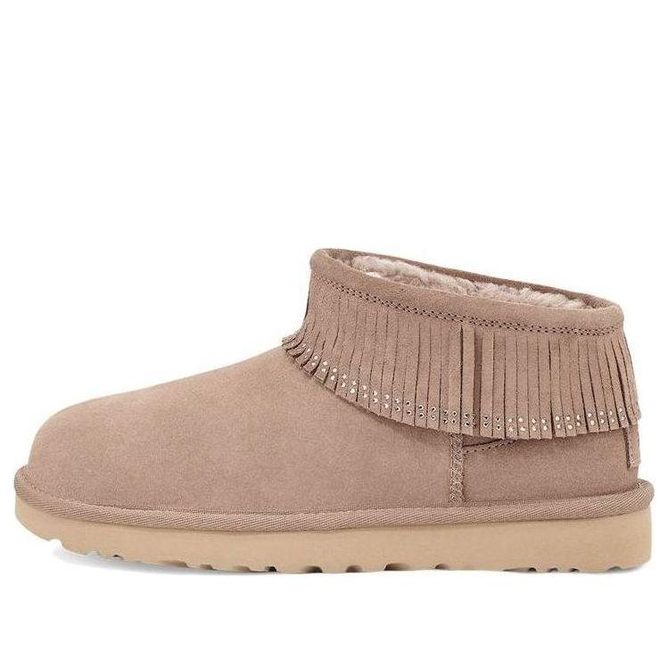 UGG (Wmns) Ultra Mini Fringe Bling in Brown | Lyst