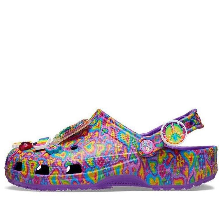 Crocs™ Lisa Frank X Classic Clog 'Neon Multi Hearts' in Blue for Men | Lyst