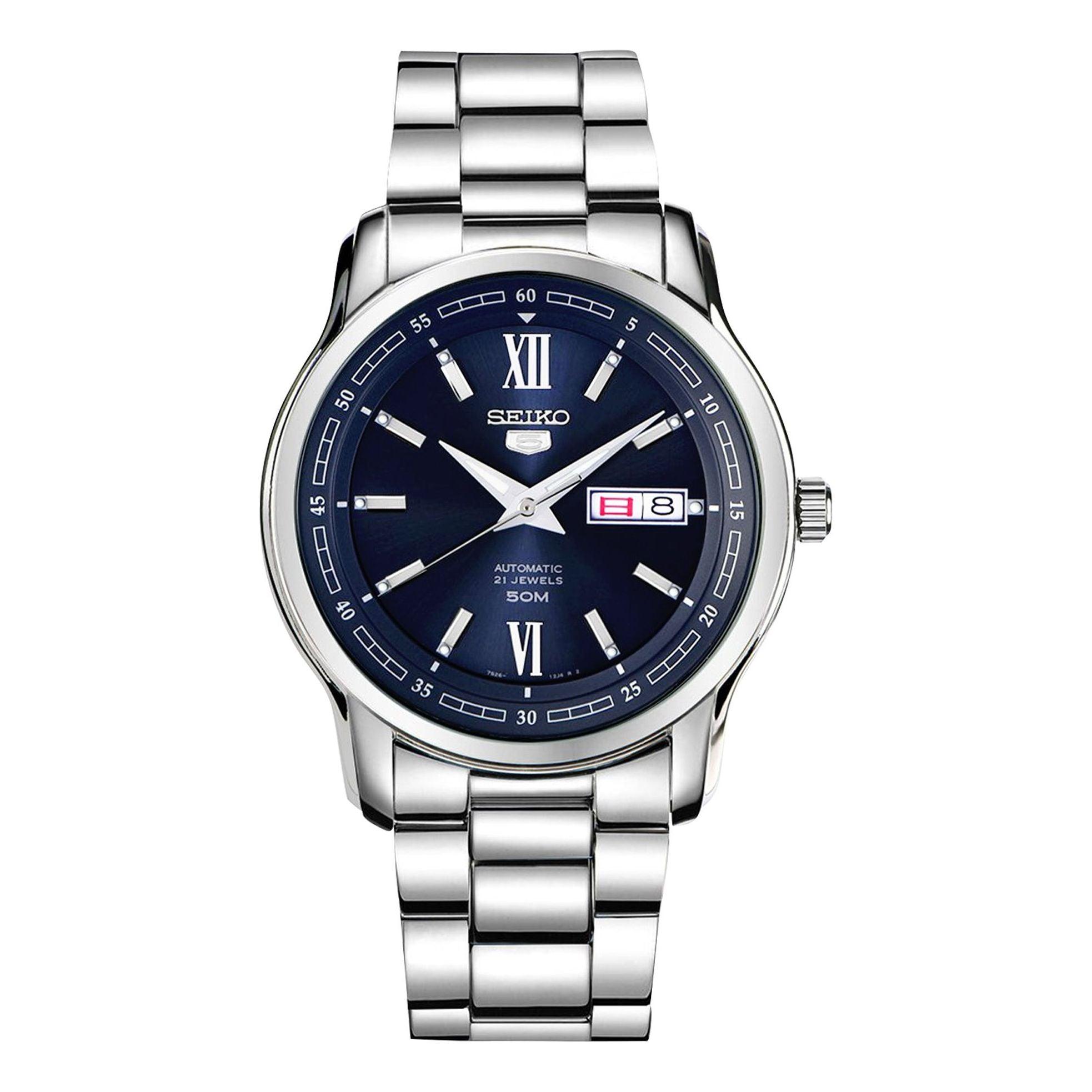 Seiko No. 5 Mechanical Automatic Watch in Metallic | Lyst