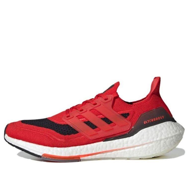 adidas Ultraboost 21 'Vivid Solar' in Red for Men | Lyst