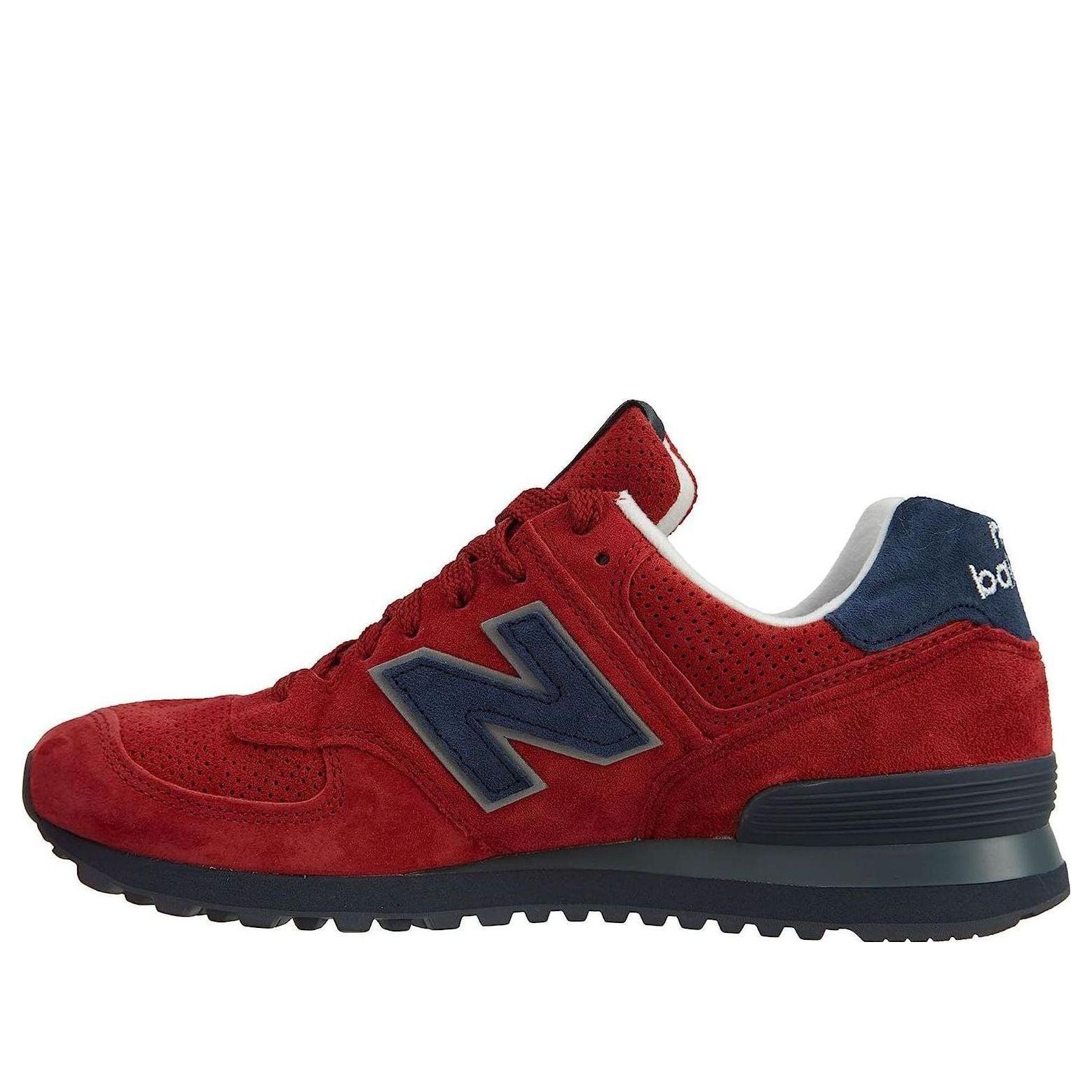 New Balance 574 Made in Red for Men | Lyst