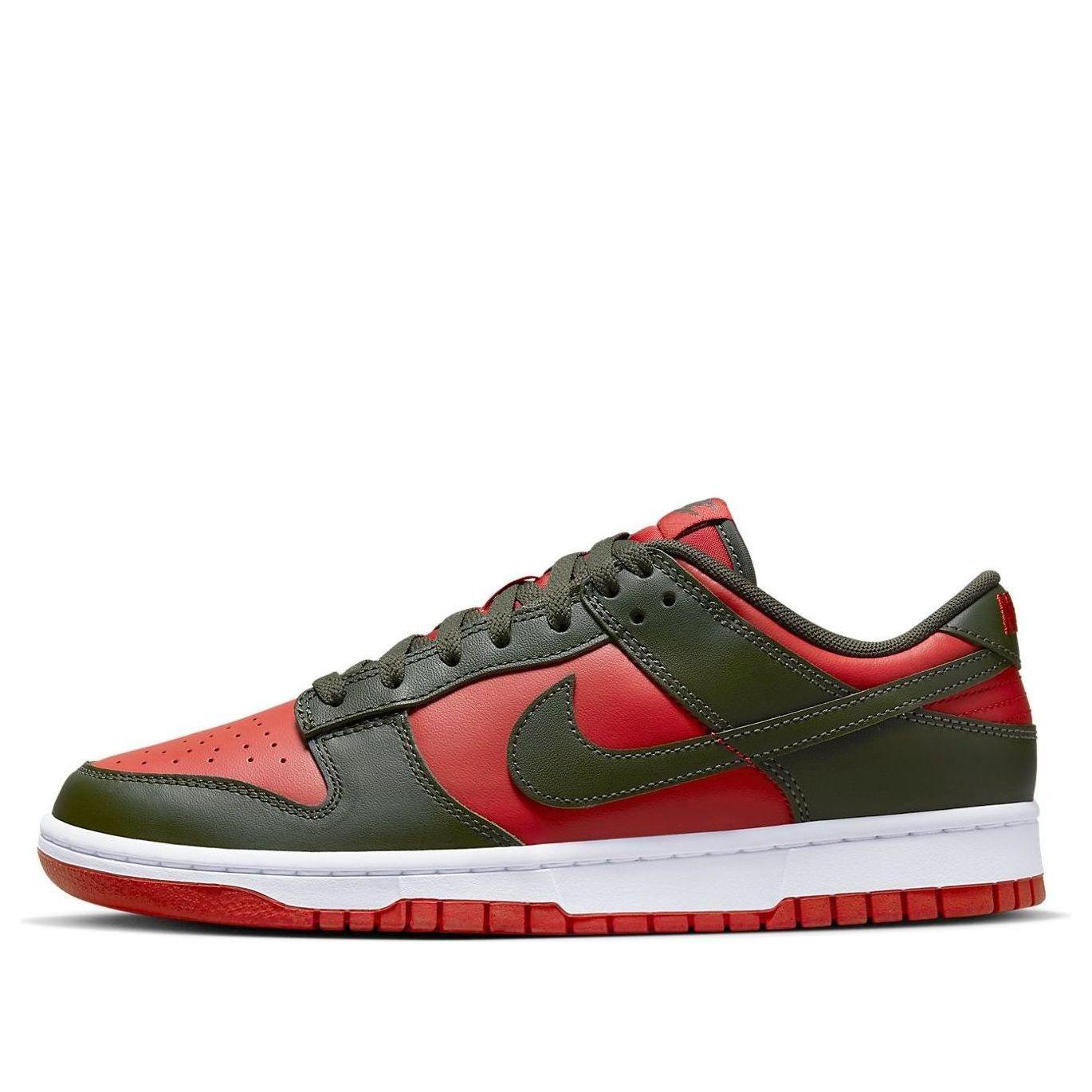 Mens Nike Dunks Nike Green & Orange Dunk Low Retro Se Sneakers In ...