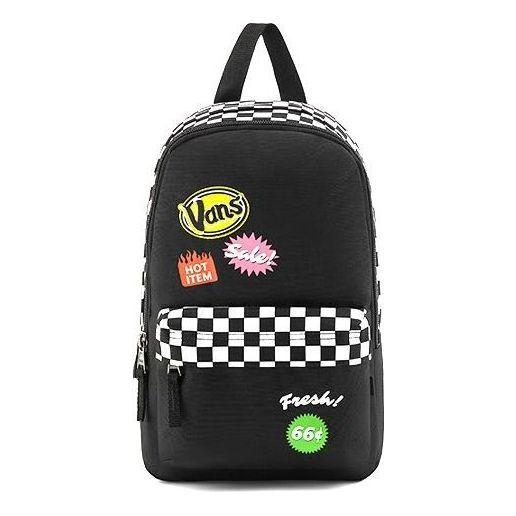 Vans Checkerboard Logo Backpack '' in Black | Lyst