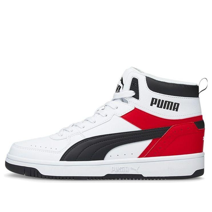 Puma Shoes Black And Red