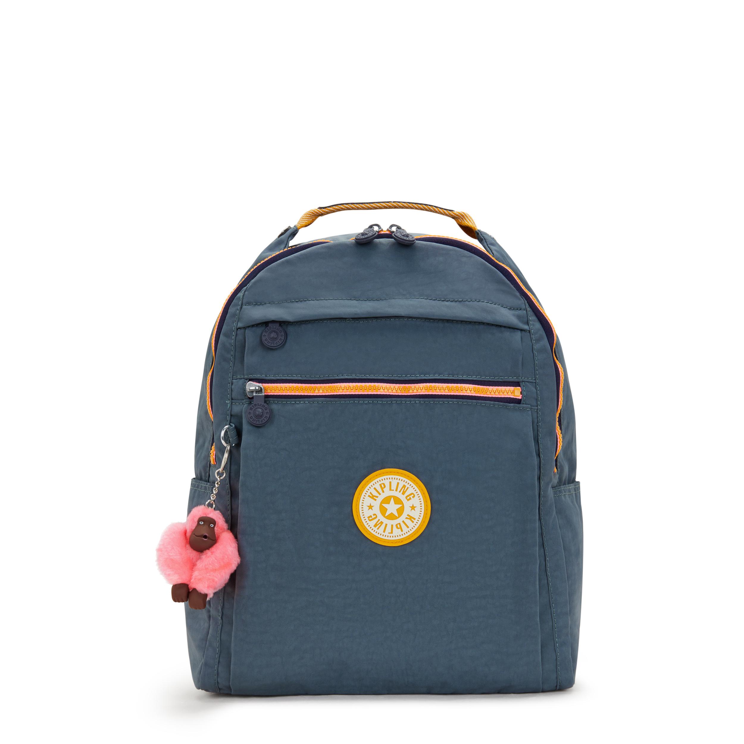 Kipling Backpack Micah Noct Grey Wb Medium in Blue | Lyst UK