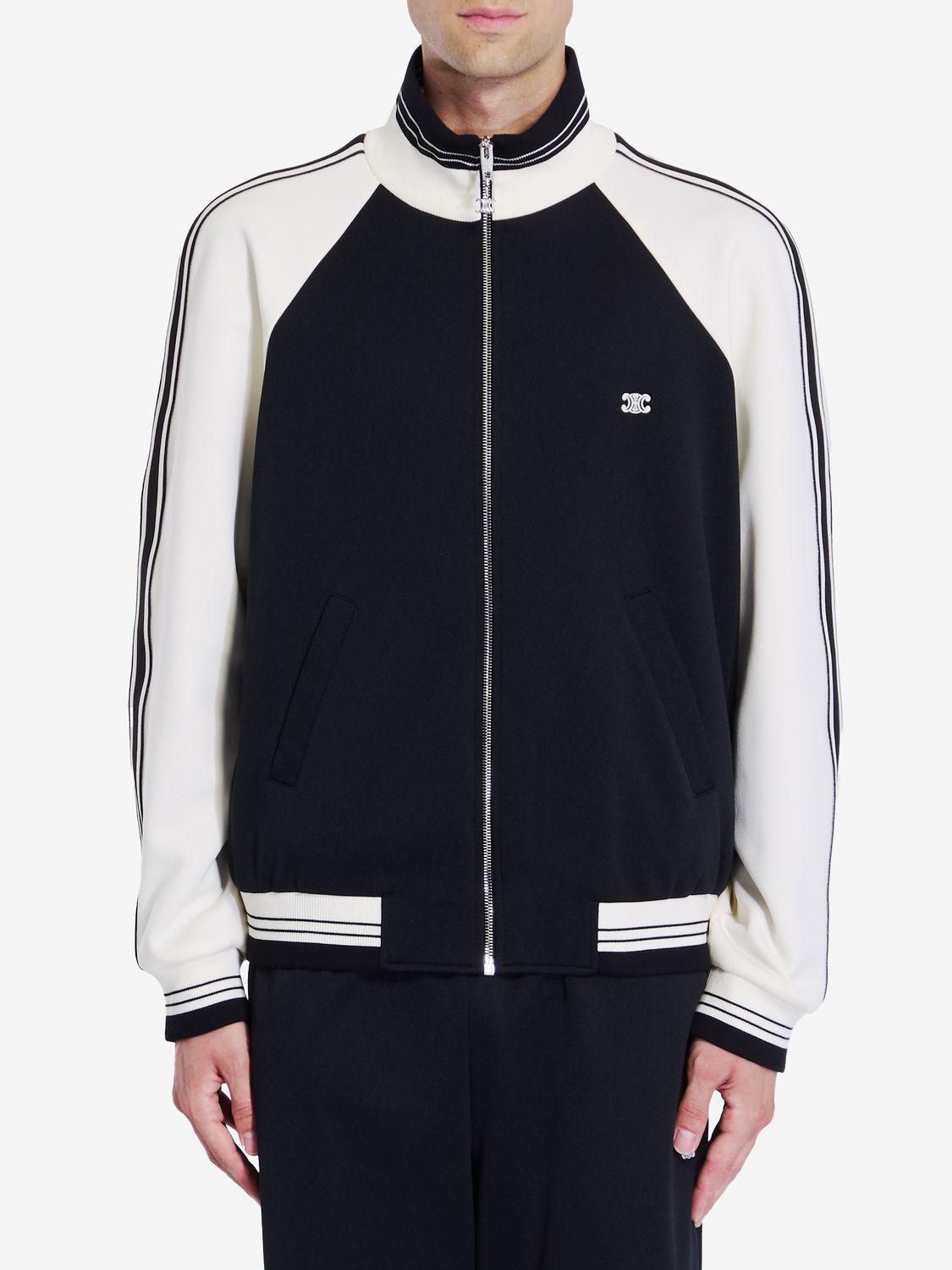 Celine Triomphe Track Jacket – And Cream in Blue for Men | Lyst