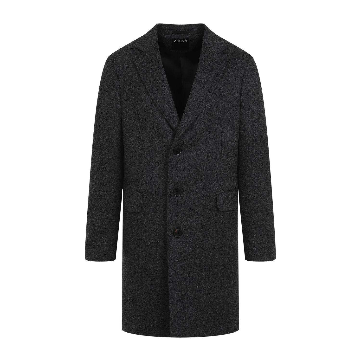 ZEGNA Premium Wool Blend Jacket in Black for Men | Lyst