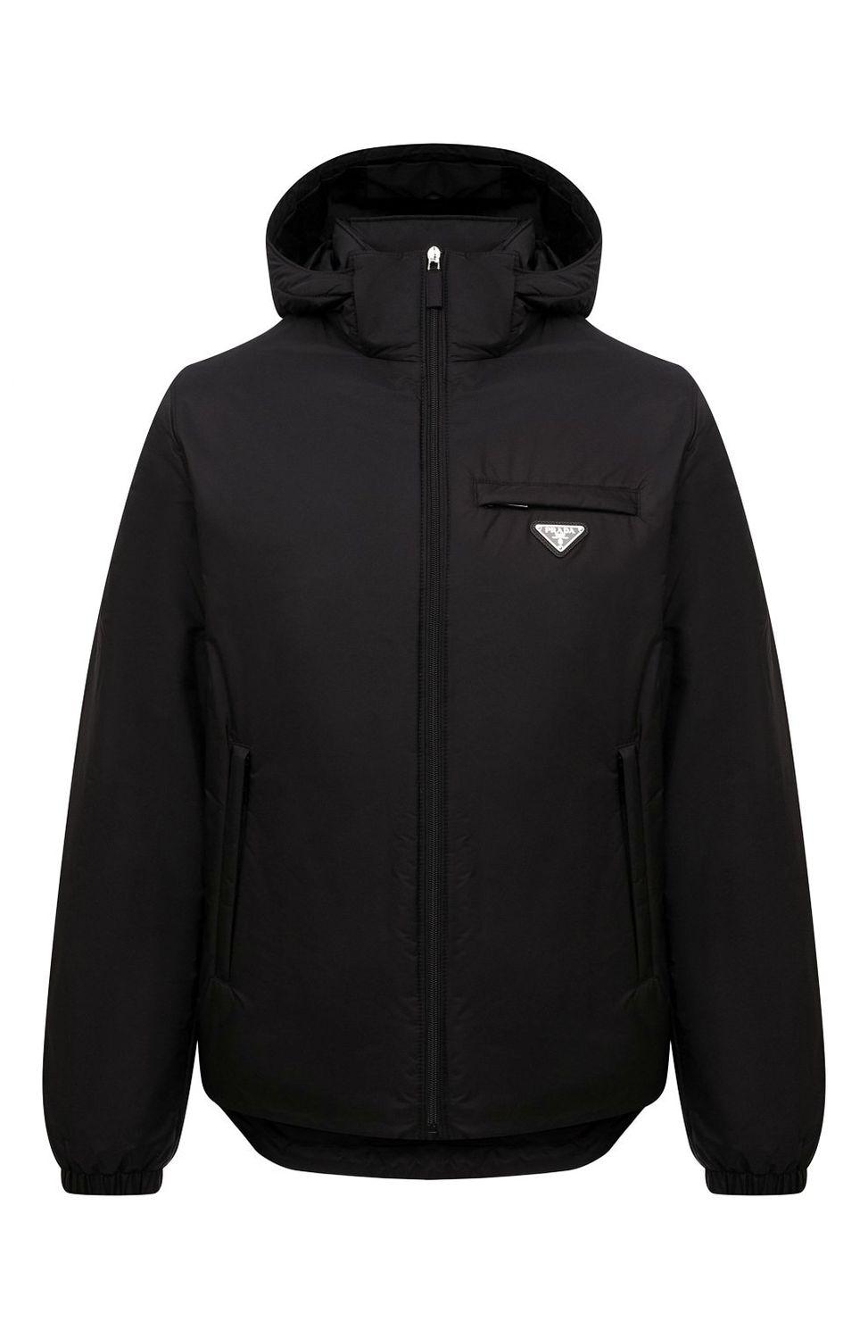 Prada Mini Puffer Jacket in Black for Men | Lyst