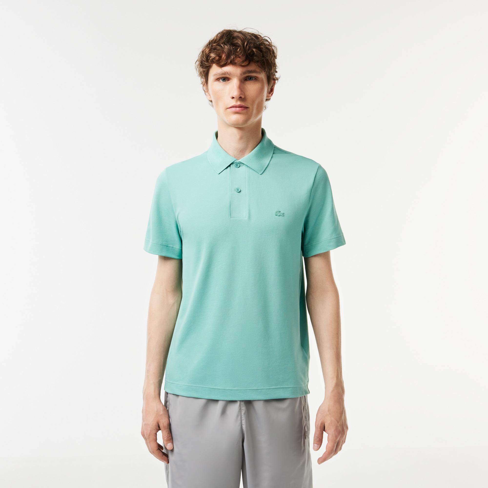 Lacoste Regular Fit Movement Piqué Polo in Green for Men | Lyst