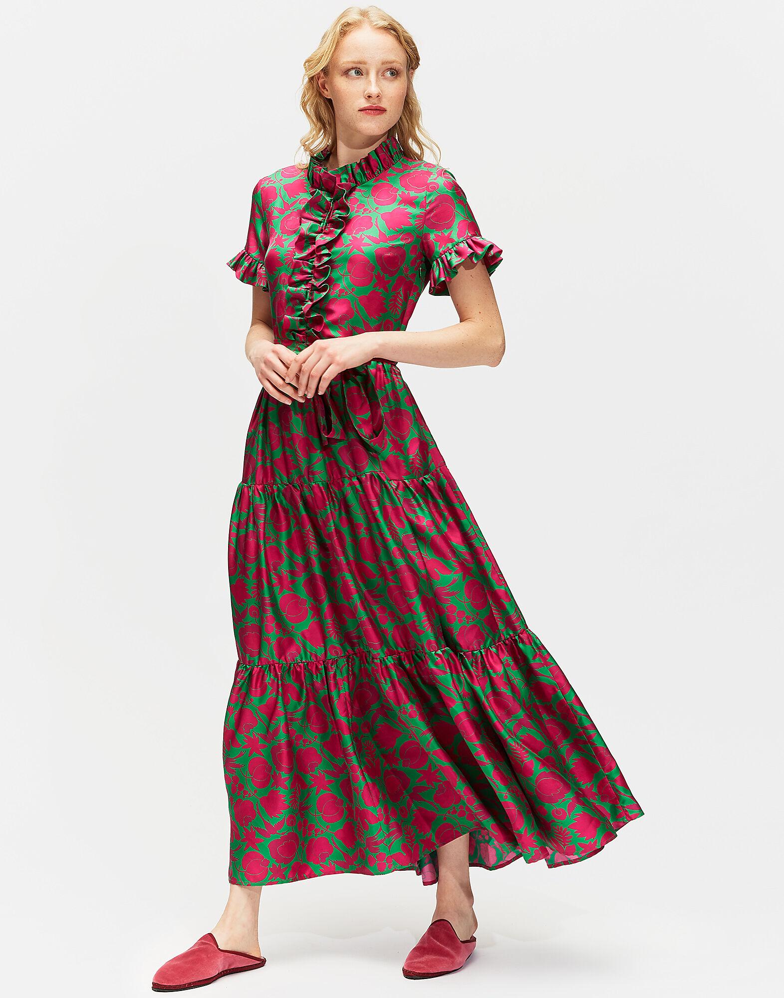 Ladoublej Silk Long And Sassy Dress Lyst