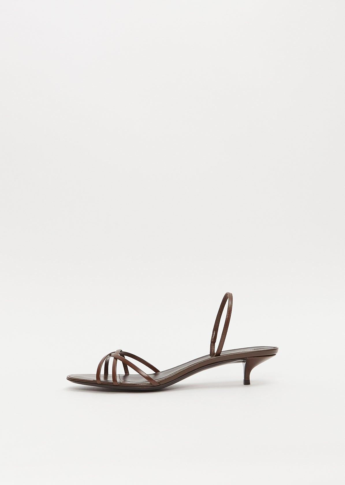 The Row Harlow 35 Sandal in White | Lyst