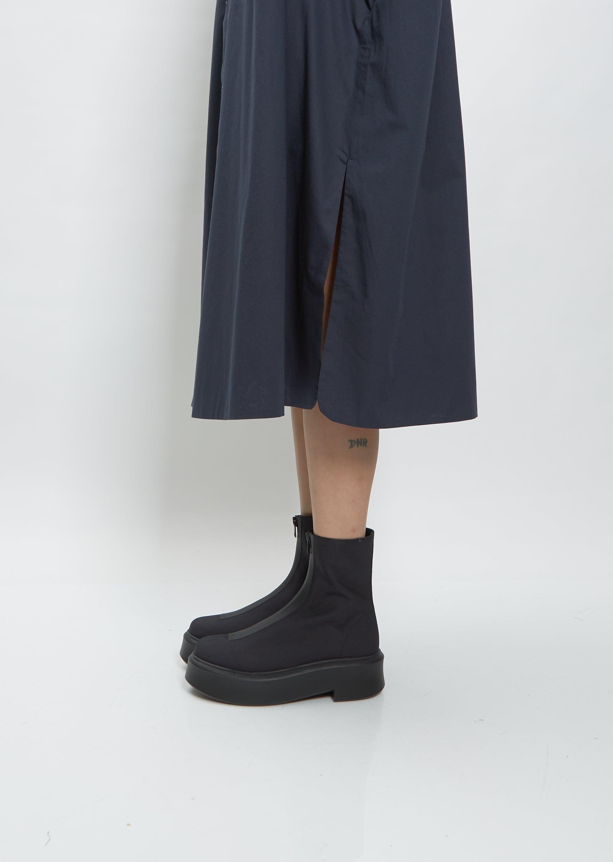 The Row Zipped Boot I Nylon in Blue | Lyst The Row Zipped Boot I Nylon in Blue | Lyst