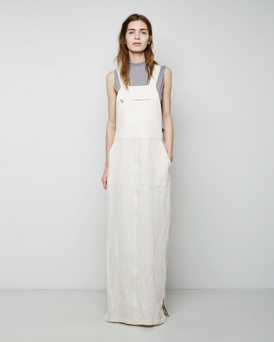 Buy overall white dress> OFF-54%