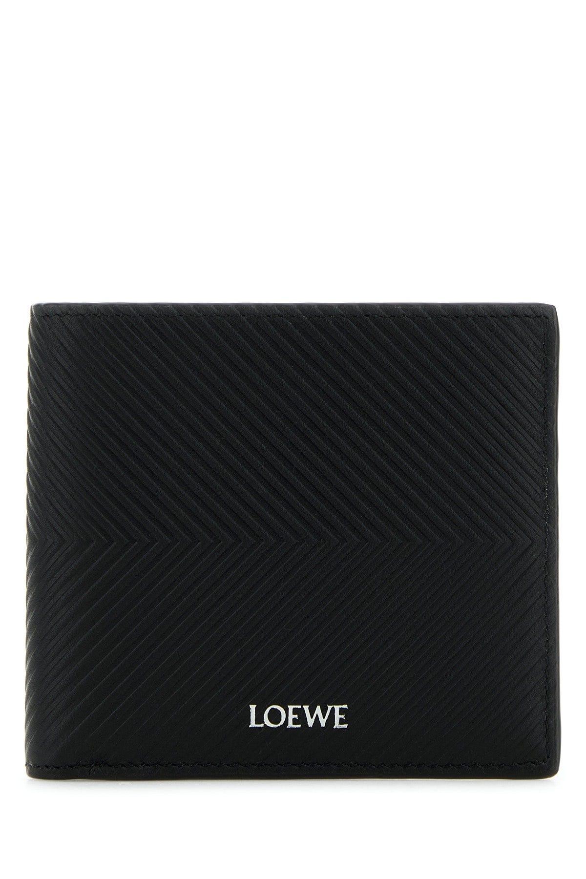 Loewe Bifold Wallet Stamped in Black for Men | Lyst