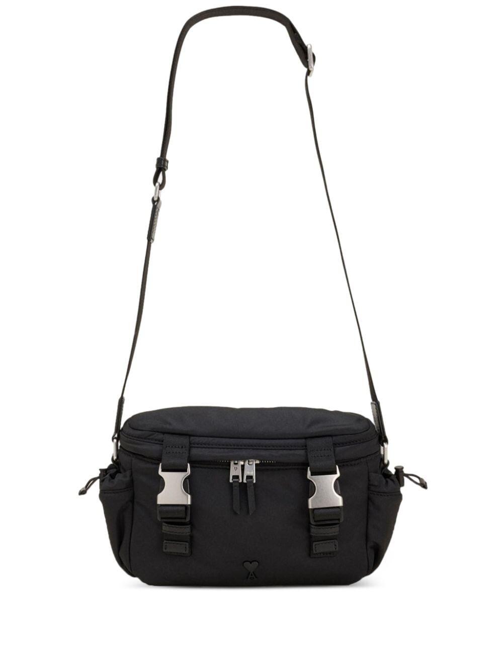 Ami Paris Nylon Adc Messenger Bag Bags in Black for Men | Lyst