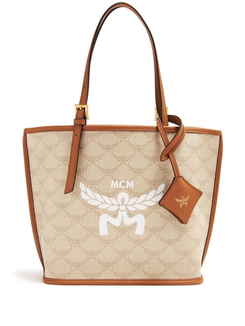 MCM Himmel Lts Shopper Mini Bags in Natural | Lyst