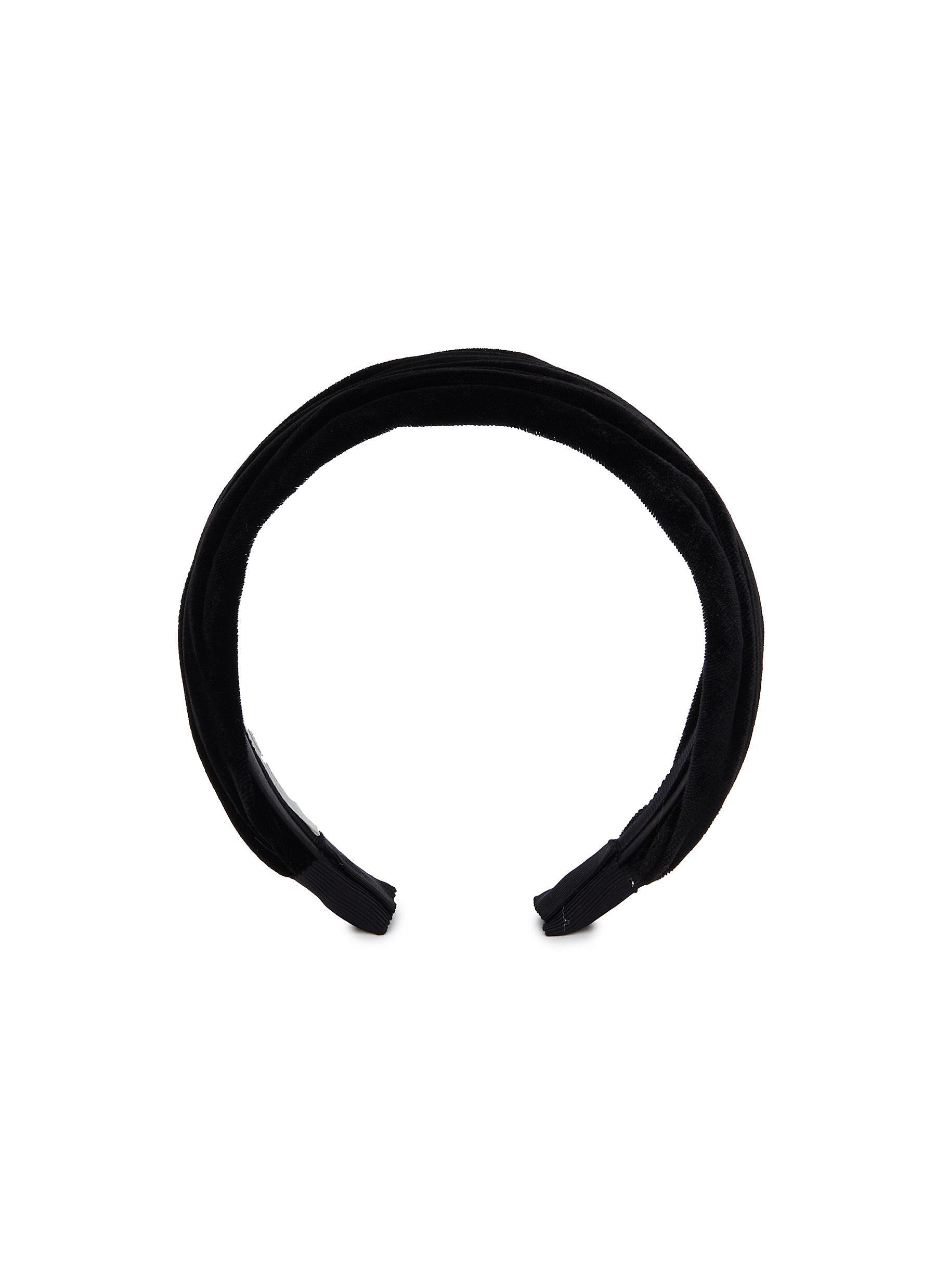 Jennifer Behr Natasha Veltvet Headband in Black | Lyst Jennifer Behr Natasha Veltvet Headband in Black | Lyst