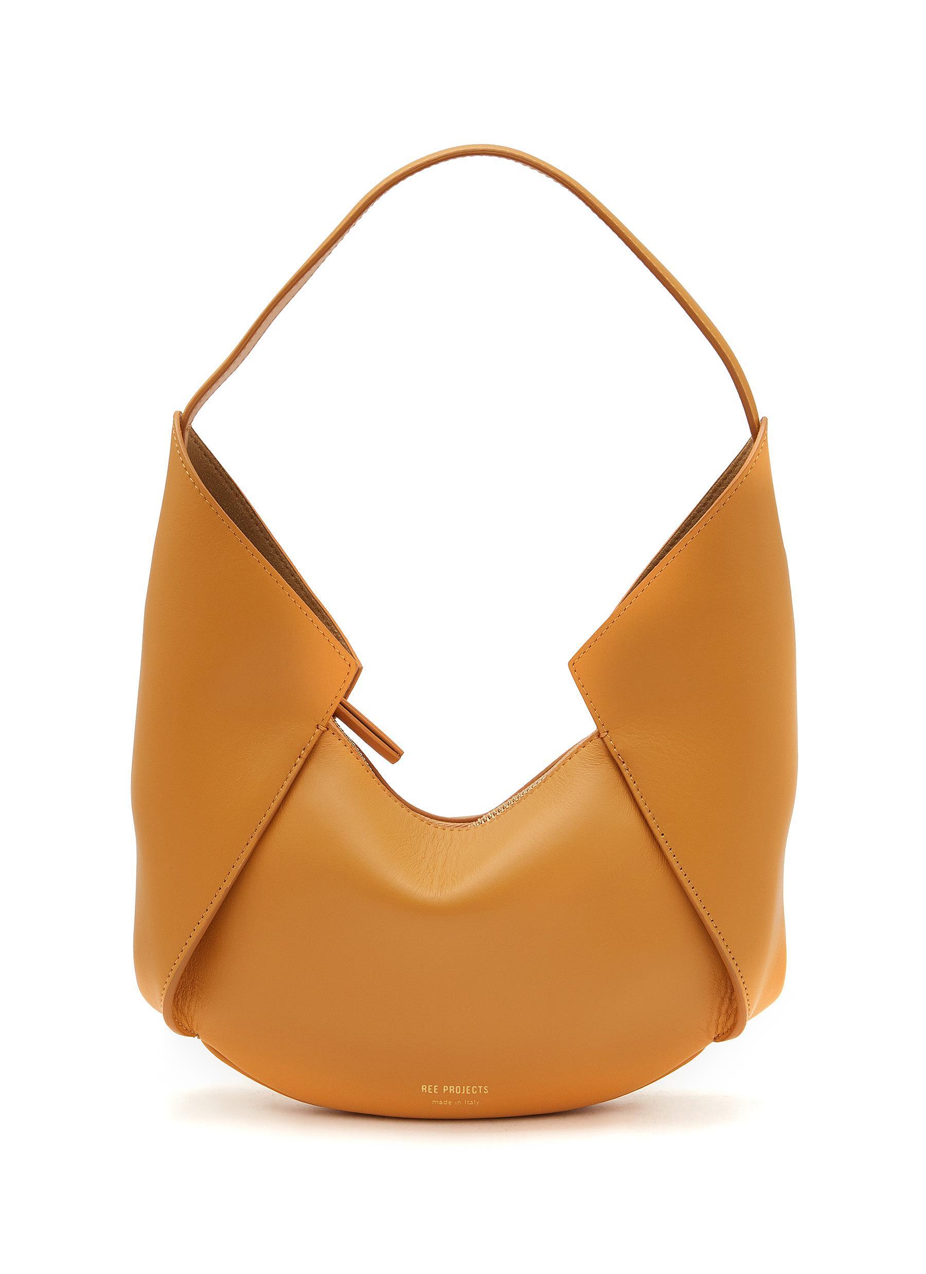 REE PROJECTS Mini 'riva' Leather Hobo Bag in Orange | Lyst
