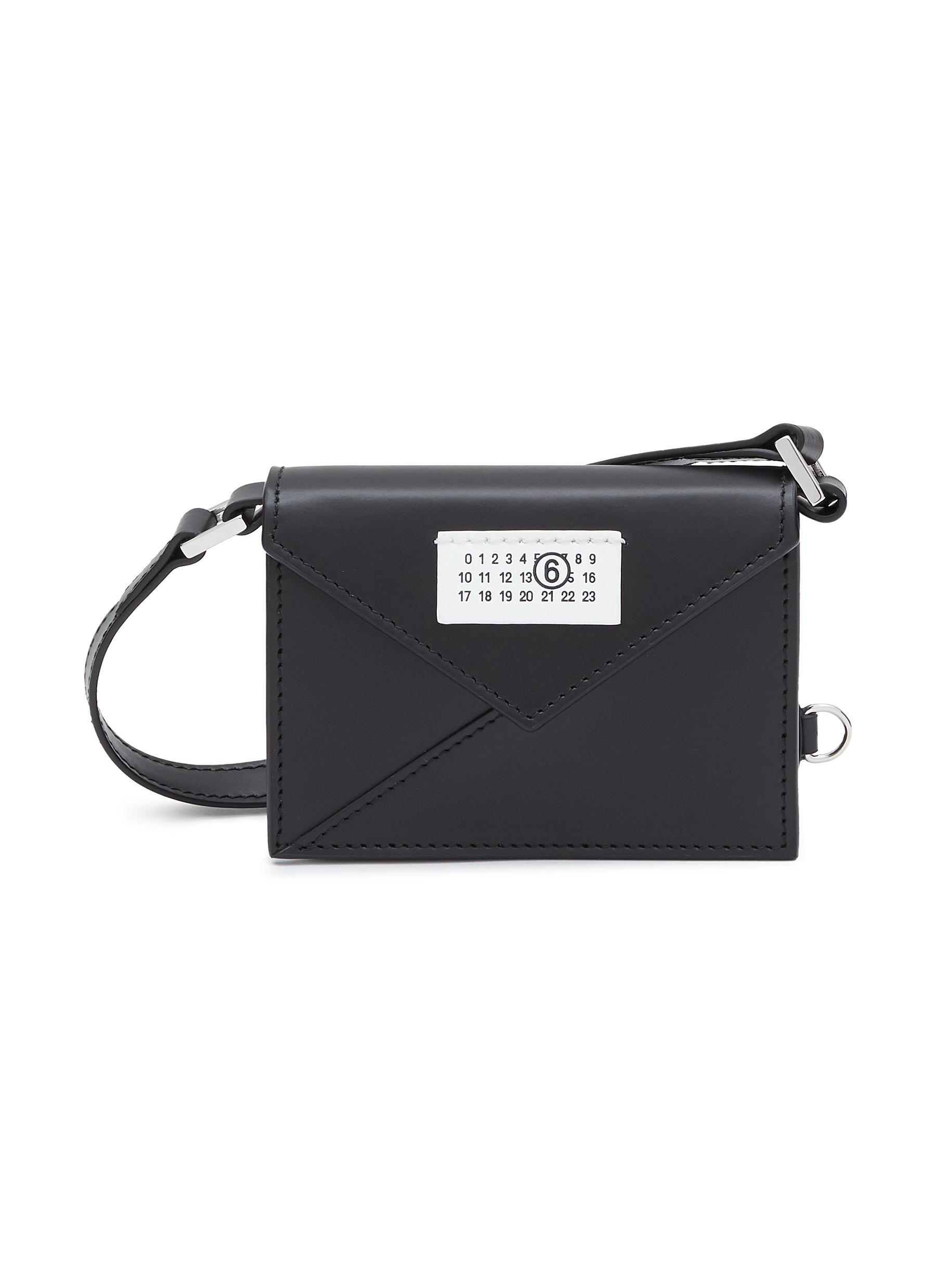MM6 by Maison Martin Margiela 'japanese 6' Leather Mini Envelope ...