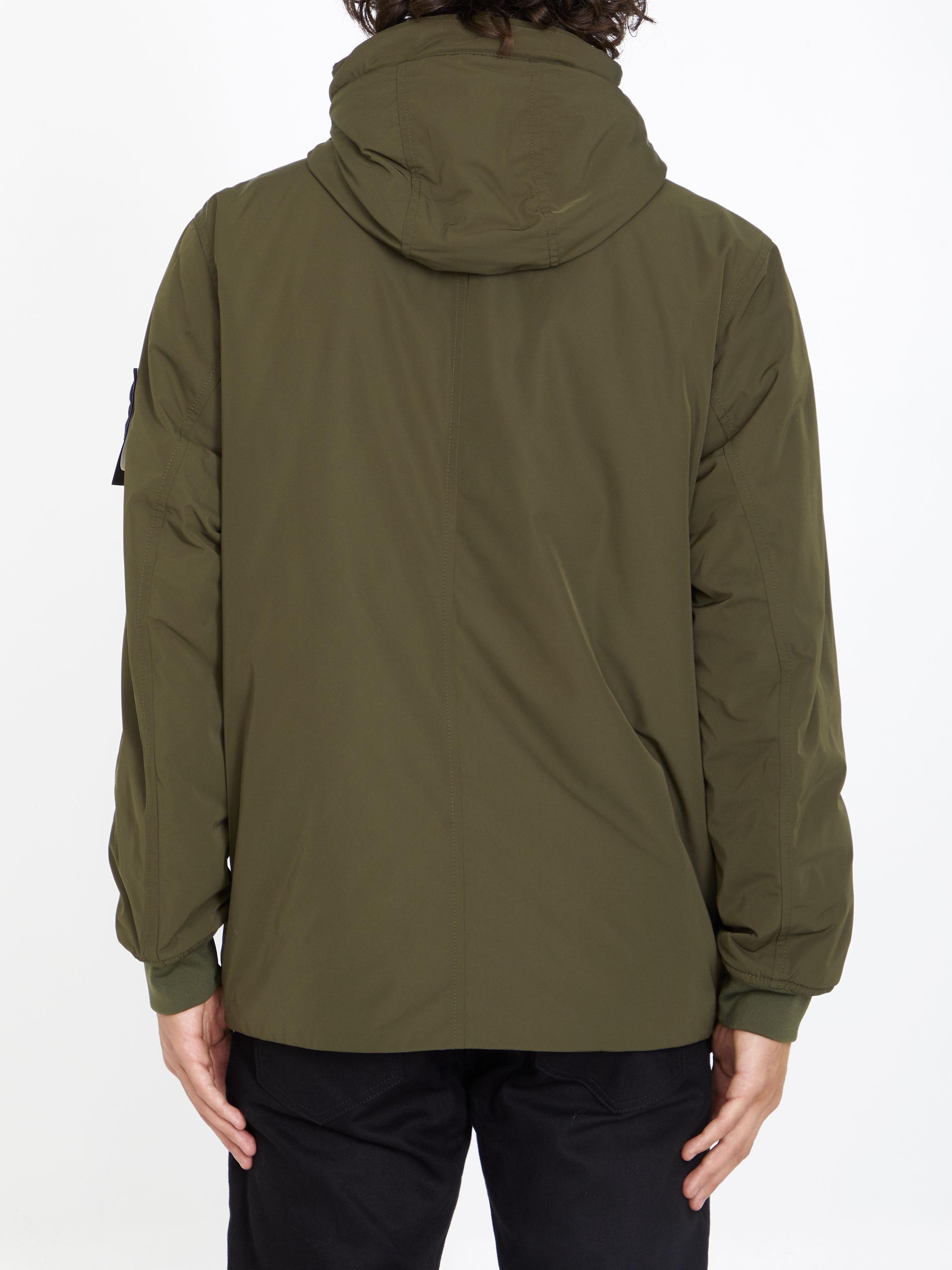 Stone Island Micro Twill Parka With Hood in Green for Men | Lyst Stone Island Micro Twill Parka With Hood in Green for Men | Lyst